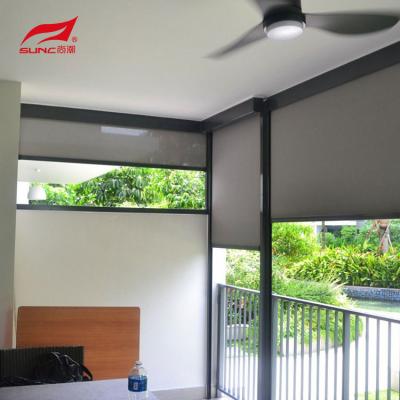 Cina Tende avvolgibili per esterni motorizzate retrattili Pergola Patio Zip Screen Tende elettriche in vendita