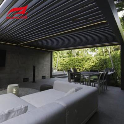 Cina Pergola di alluminio a motore impermeabile al pioggia con sistema di drenaggio in vendita