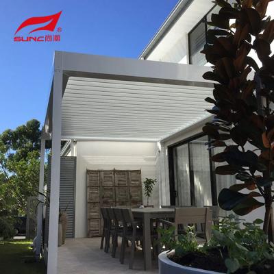 Cina Sistema di pergola esterna automatizzata di alluminio a motore in vendita