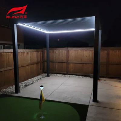 Cina Tutto in acciaio inossidabile post di pergola giardino esterno impermeabile motorizzato con Ip67 test in vendita