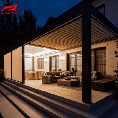 Cina Pergola in alluminio per spazi esterni con opzioni di colore personalizzabili Pergola in alluminio in forma estrusa in vendita