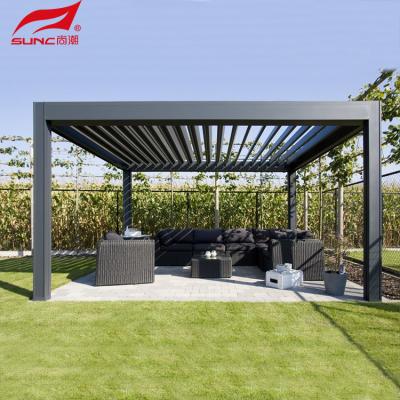 China Aluminium Pergola Aluminum Round Rod Control System Remote Control / Smart Home Integration for sale