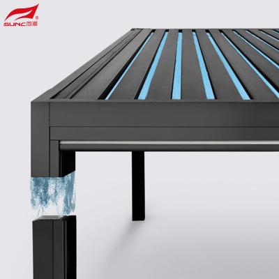 Cina Strumenti da giardino in alluminio da 3x6m dimensioni personalizzate e colore pergola per il giardino in vendita