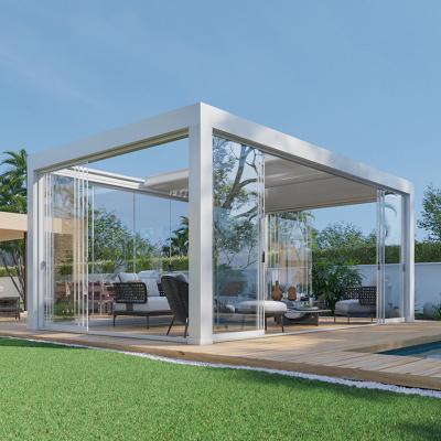 Cina Pergola di alluminio a motore montata a parete / indipendente in vendita