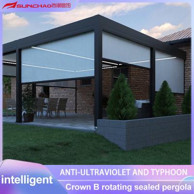 China Rainproof Zip Track Blinds with Optional 100% Openness Factor and Max Size 6 M Width for sale