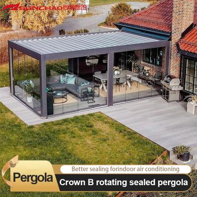Cina Ristruttura il tuo ufficio con una pergola in alluminio motorizzata e l'integrazione della Smart Home in vendita