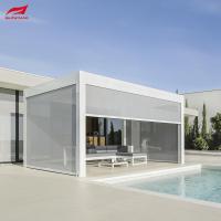 China White Partition Roller Blinds With 5% Openness Factor And Custom Made Colour for sale