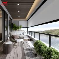 China White Partition Roller Blinds With 5% Openness Factor And Custom Made Colour for sale
