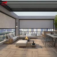 China Rainproof Function Outdoor Zip Track Blinds Max Size 6 M Height for Any Space for sale