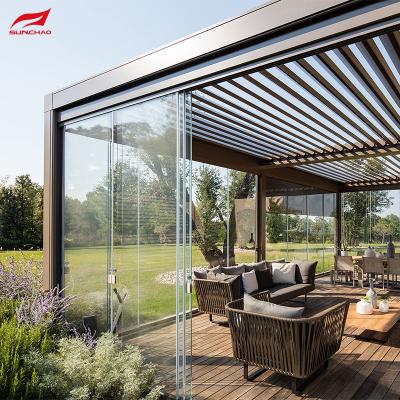 Cina Robusta Pergola Motorizzata in Alluminio Autoportante per Progettazione Giardino in vendita