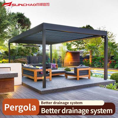 China Smart Home Integration Aluminum Pergola for Outdoor Control System and Environments for sale