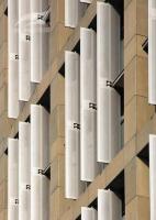 China Polyester Coating Aeroscreen Aluminum Facade , Sunshade Construction Waterproof for sale