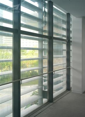Feritoie di alluminio commerciali della parete, ufficio architettonico del sistema di controllo di Sun