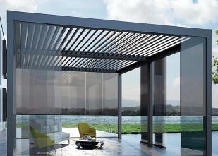 China Louvered Anodeoxydatie 260mm de Pergola van het Bladaluminium Te koop