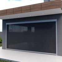 China Polyester UV Coating Zip Track Blind Terrace Sun Shading Windproo for sale