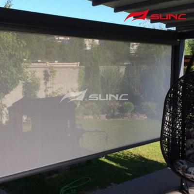 Cina Sunshading ha motorizzato la pista dello zip all'aperto acceca impermeabile antivento in vendita