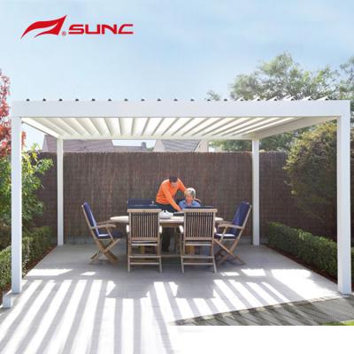 Cina Prova di alluminio all'aperto del roditore della pergola del giardino manuale con lo schermo dello zip in vendita