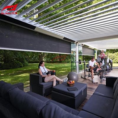 Cina costruzione impermeabile del giardino della pergola di alluminio all'aperto della feritoia di 3x6m in vendita