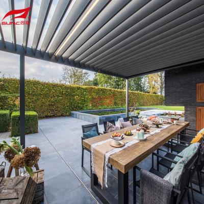 Cina costruzione impermeabile del giardino della pergola di alluminio all'aperto della feritoia di 3x6m in vendita
