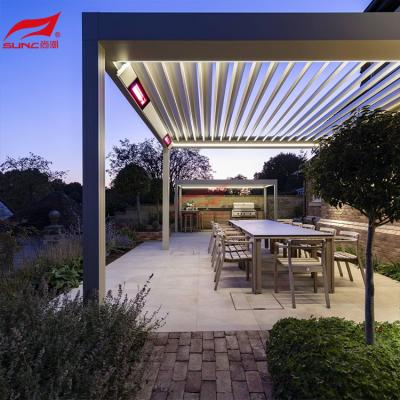 Cina 3x6m hanno motorizzato il tetto motorizzato all'aperto della feritoia del gazebo di alluminio della pergola in vendita
