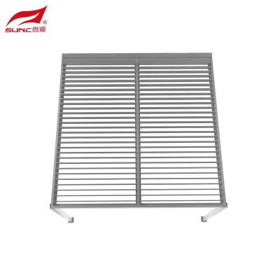 Cina la pergola Louvered del manuale di alluminio fissato al muro di 3x3m ha personalizzato Gery Outdoor Garden Building in vendita