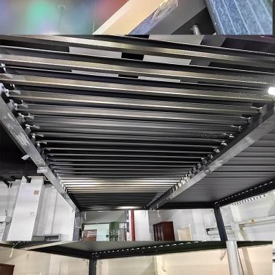 Cina gazebo impermeabile all'aperto della costruzione del giardino della pergola Louvered manuale della lega di alluminio di 3x6m in vendita