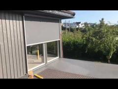 Motorized zip screen