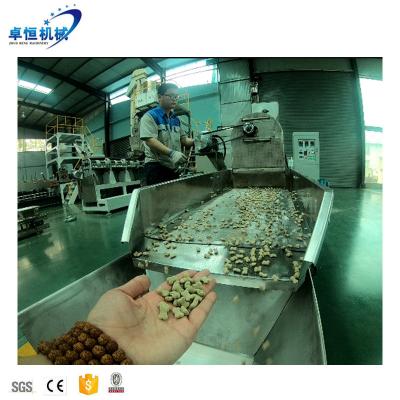 China Screw material Alloy steel 38CrMoAl 1500 KG Automatic Cat Dog Pet Food Making Machine for sale