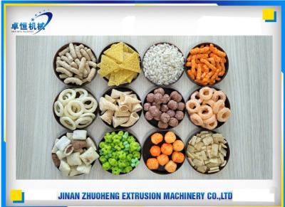 China 120-150kg/h Capacity Double Screw Extruder Machine for Puff Corn Rice Snacks in Food for sale