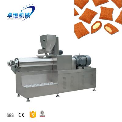 中国 オートマティックコアで満たされたスナック パフドライスコーンパフエクストルーダー スナック食品製造機械 販売のため