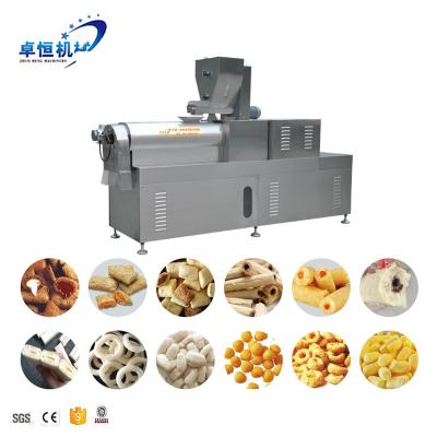 中国 オートマティックコアで満たされたスナック パフドライスコーンパフエクストルーダー スナック食品製造機械 販売のため