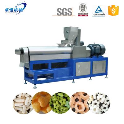 China Linha de produção de extrusora de lanches de milho totalmente automática para processamento personalizado à venda