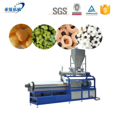 China Linha de produção de extrusora de lanches de milho totalmente automática para processamento personalizado à venda