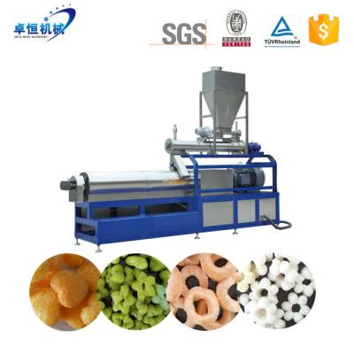 China Linha de produção de extrusora de lanches de milho totalmente automática para processamento personalizado à venda