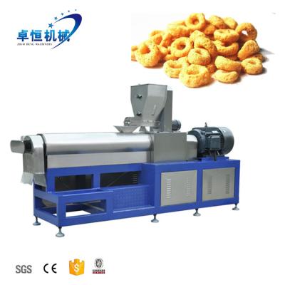 Cina Motore Simens Piccola capacità di grano gonfiato di riso di cereali di farina di spuntini alimenti estrusore per alimenti in vendita