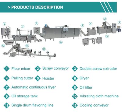 China Equipamento automático de produção de Delta Inverter para queijo Nacho Doritos Chips Snacks à venda