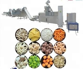 China Voorwaarde Commerciële snackbar Twin Screw Extruder voor Puffed Corn Rice Chips Te koop