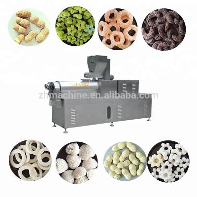 China Voorwaarde Commerciële snackbar Twin Screw Extruder voor Puffed Corn Rice Chips Te koop