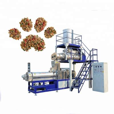 China Volledig automatische roestvrij staal extrudermachines voor de productie van huisdierenvoeding Te koop