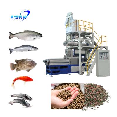 Cina Fabbrica di alimenti per pesci galleggianti Macchina per estrusore di pellet con motore principale Siemens di Zhuoheng in vendita