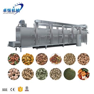 Cina Macchina di estrussione per alimenti per animali domestici per la produzione completamente automatica di alimenti per gatti e cani nelle aziende agricole in vendita