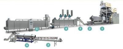 China Huisdiervoeding Drijvend visvoer Pelletdrogen en verpakken Extruder Droogmachine voor voedsel Te koop