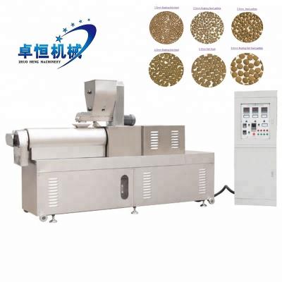 China Máquina de pellets flutuantes para alimentação de peixes para processamento por extrusão de dois parafusos Tipo e saída à venda