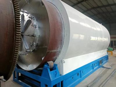 Cina new desgin semi-contnuous waste tyres pyrolysis machine 10-30tons per day in vendita