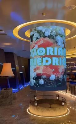 China Indoor Soft Module Screen High-definition Flexible Half Sphere LED Display à venda