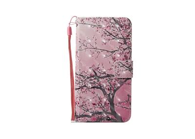 Cina Cassa del telefono della tasca di carta dei fiori di ciliegia, casse rosa del telefono per Iphone X in vendita