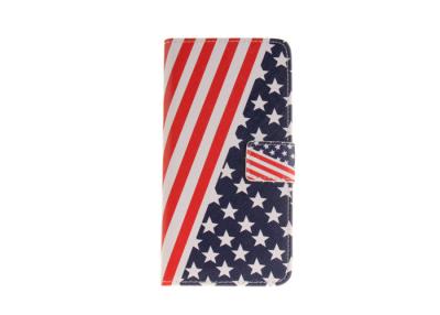 Cina Caso più di Iphone 8 della bandiera americana del portafoglio, caso più di Iphone 8 misti della prova della polvere di colore in vendita