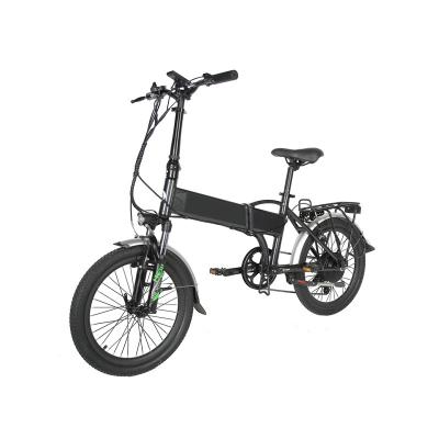 Cina Bicicleta elettrica a sospensione anteriore Bicicleta elettrica pieghevole in lega di alluminio 250W 36V Ebike in vendita