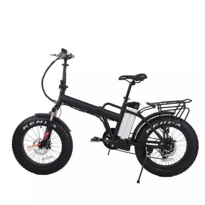 중국 20인치*4.0 폴더블 뚱뚱한 타이어 전자 자전거 48V 750W 전기 모터와 끝 접기 디자인 판매용