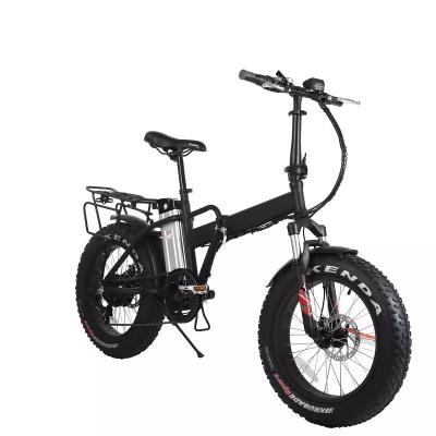 중국 20인치*4.0 폴더블 뚱뚱한 타이어 전자 자전거 48V 750W 전기 모터와 끝 접기 디자인 판매용